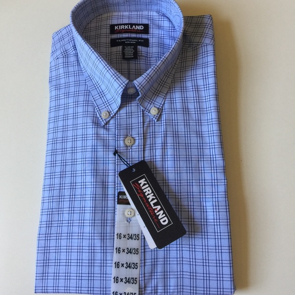 Kirkland Signature | Shirts | Kirkland Signature Traditional Fit Dress ...
